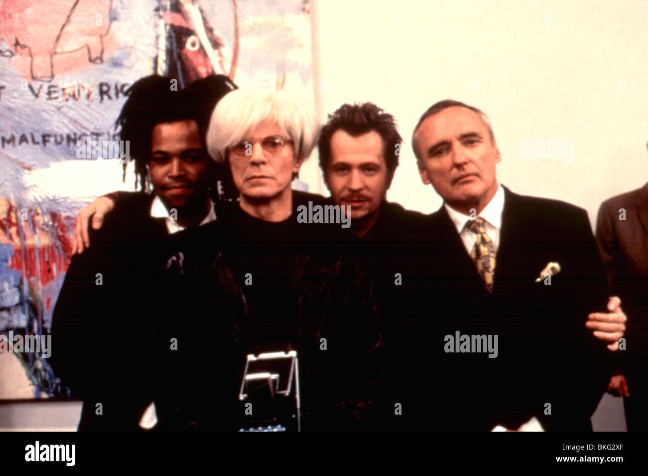 BASQUIAT (1996) JEFFREY WRIGHT, DAVID BOWIE, GARY OLDMAN, DENNIS HOPPER ...