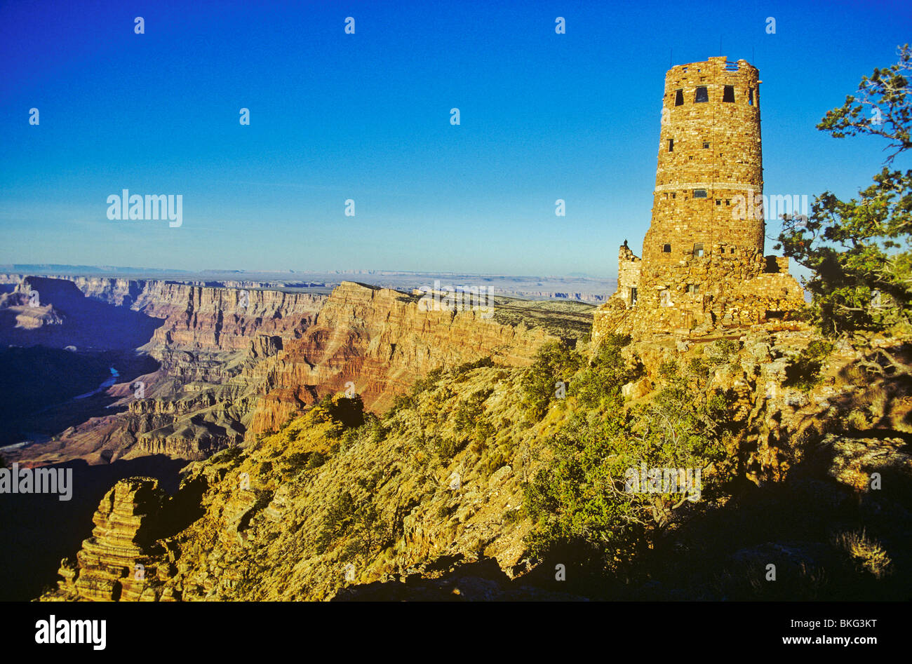 Desert View Watchtower on South Rim, Grand Canyon National Park ...