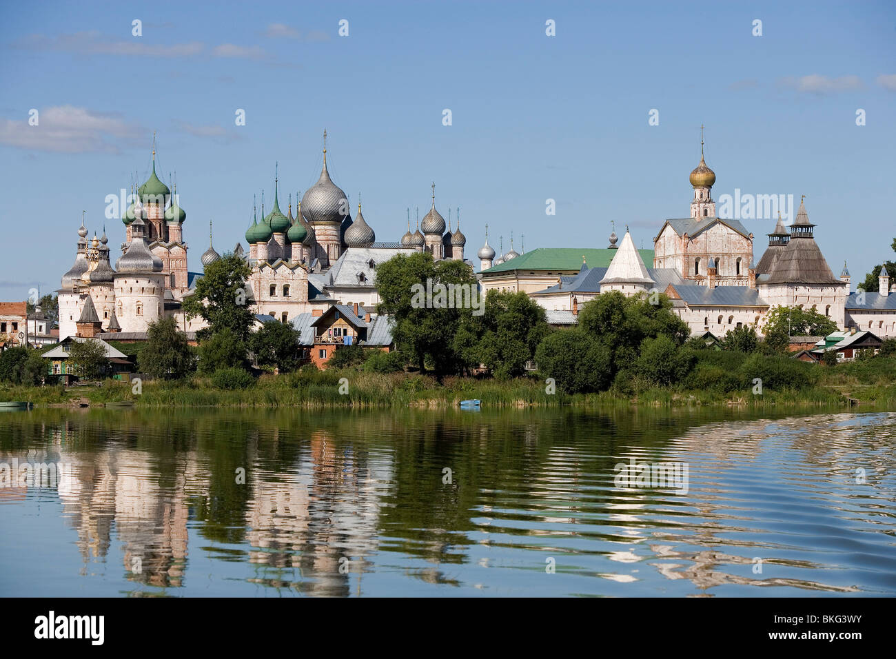 Russia,Golden Ring,Rostov the Great,Kremlin,lake Nero,orthodox churches ...