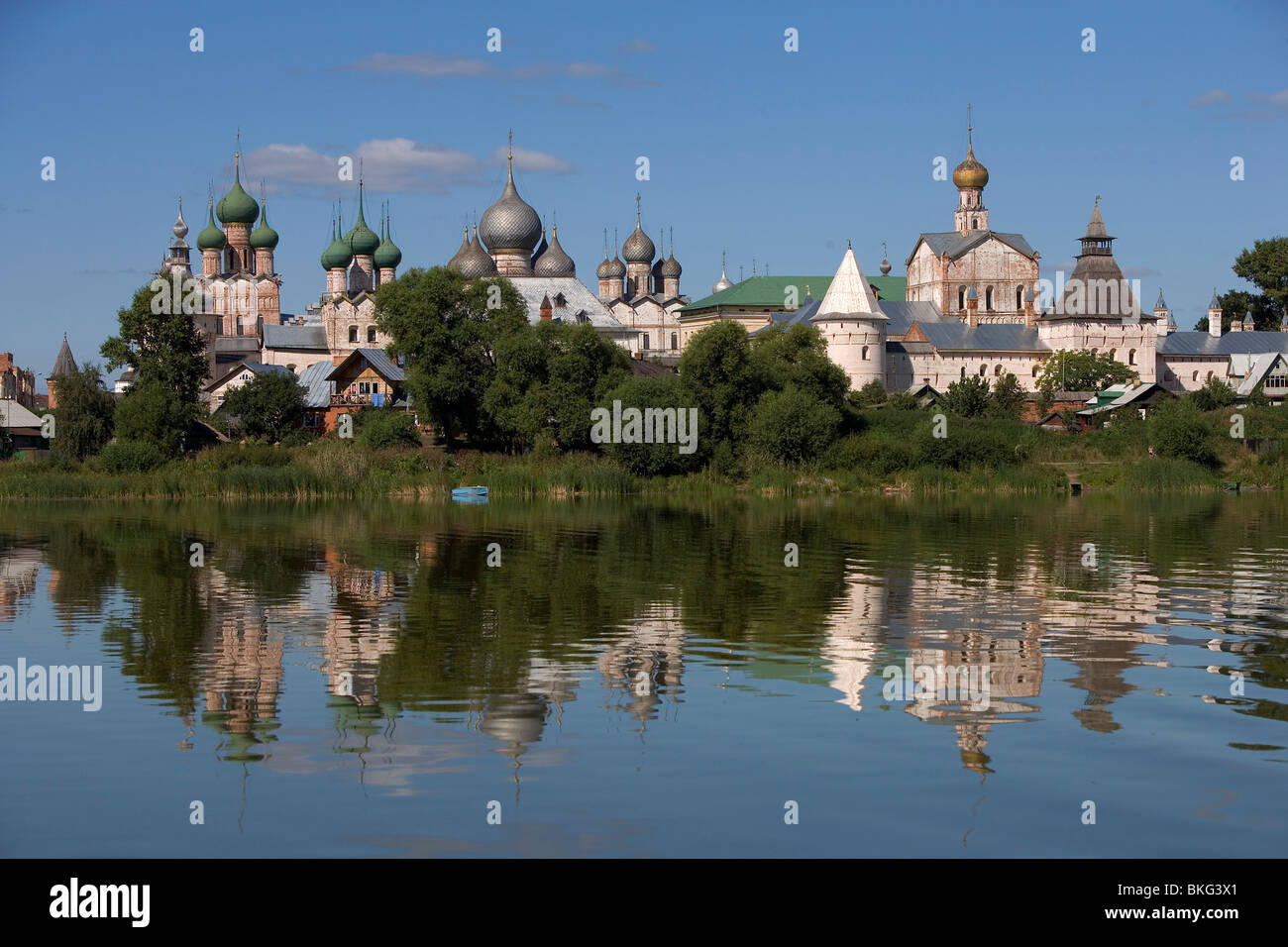 Russia,Golden Ring,Rostov the Great,Kremlin,lake Nero,orthodox churches ...