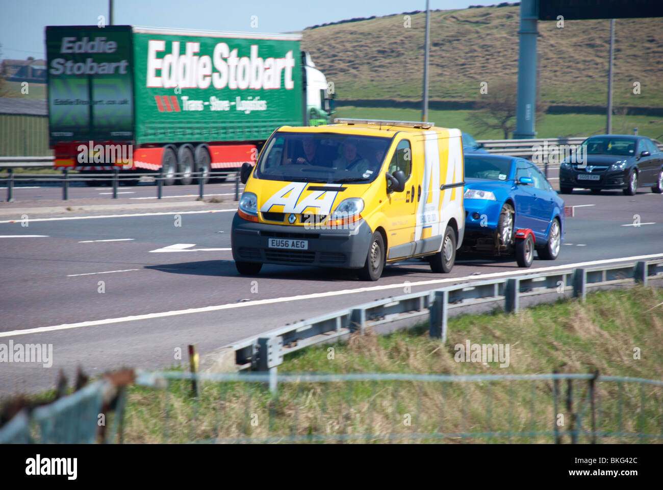Aa van driving on road hi-res stock photography and images - Alamy