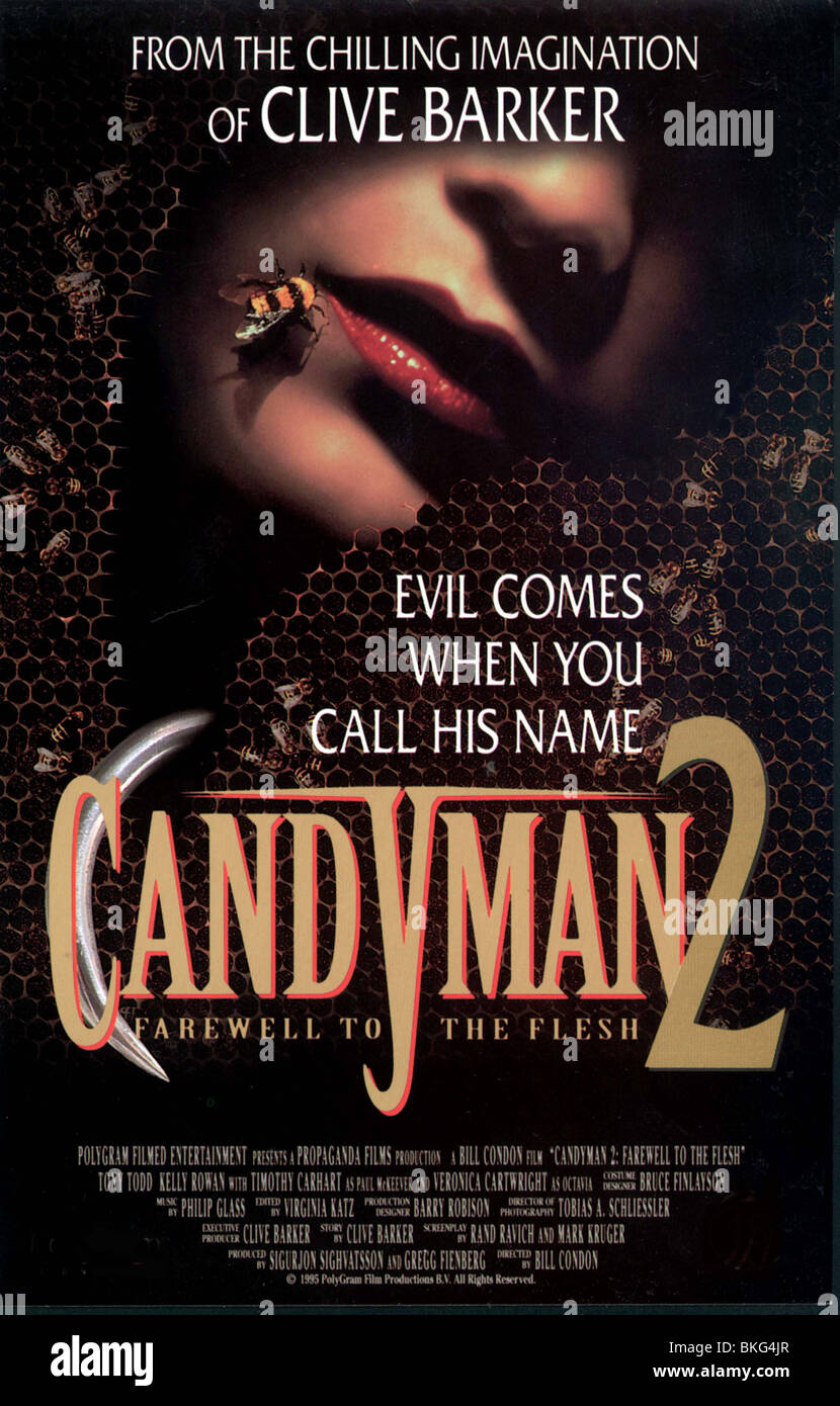 CANDYMAN 2 FAREWELL TO THE FLESH 1995 POSTER CND2 001VS Stock Photo CANDYMAN 2 FAREWELL TO THE FLESH 1995 POSTER CND2 001VS Stock Photo