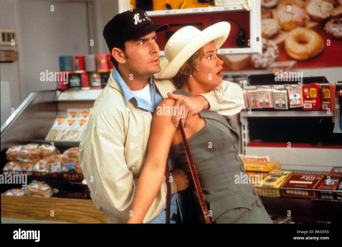 THE CHASE (1994) CHARLIE SHEEN, KRISTY SWANSON CHAS 021 Stock Photo - Alamy