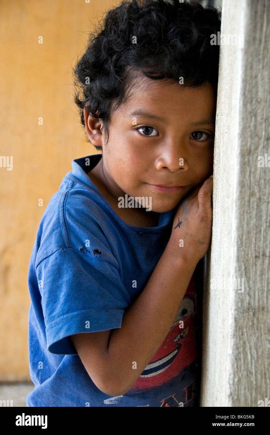 Boy Solola department Guatemala Stock Photo - Alamy