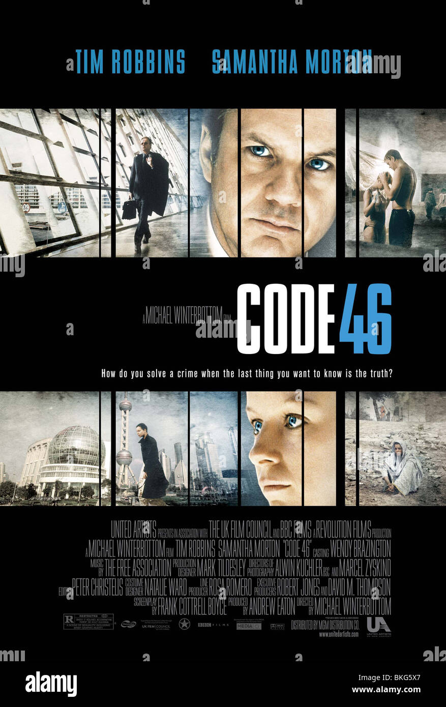 CODE 46 (2003) CODE FORTY SIX (ALT) POSTER CODE 001-POST Stock Photo ...