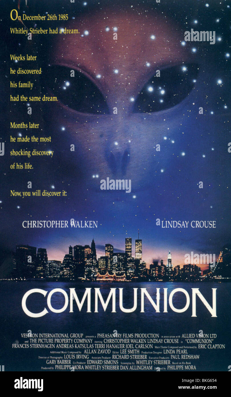 COMMUNION -1990 POSTER Stock Photo - Alamy