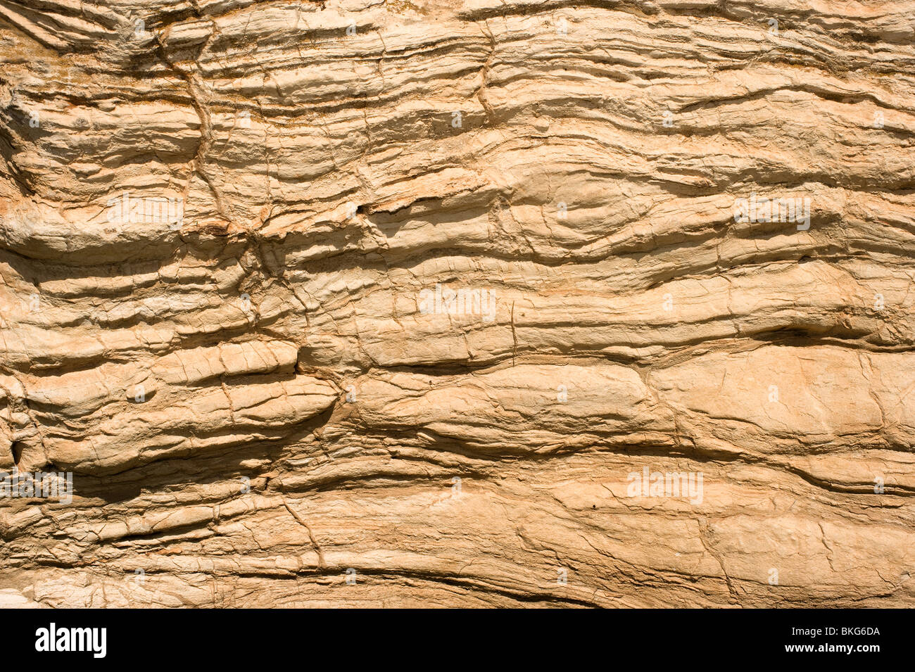 Close up of a rock striation on the side of a mountain Stock Photo - Alamy
