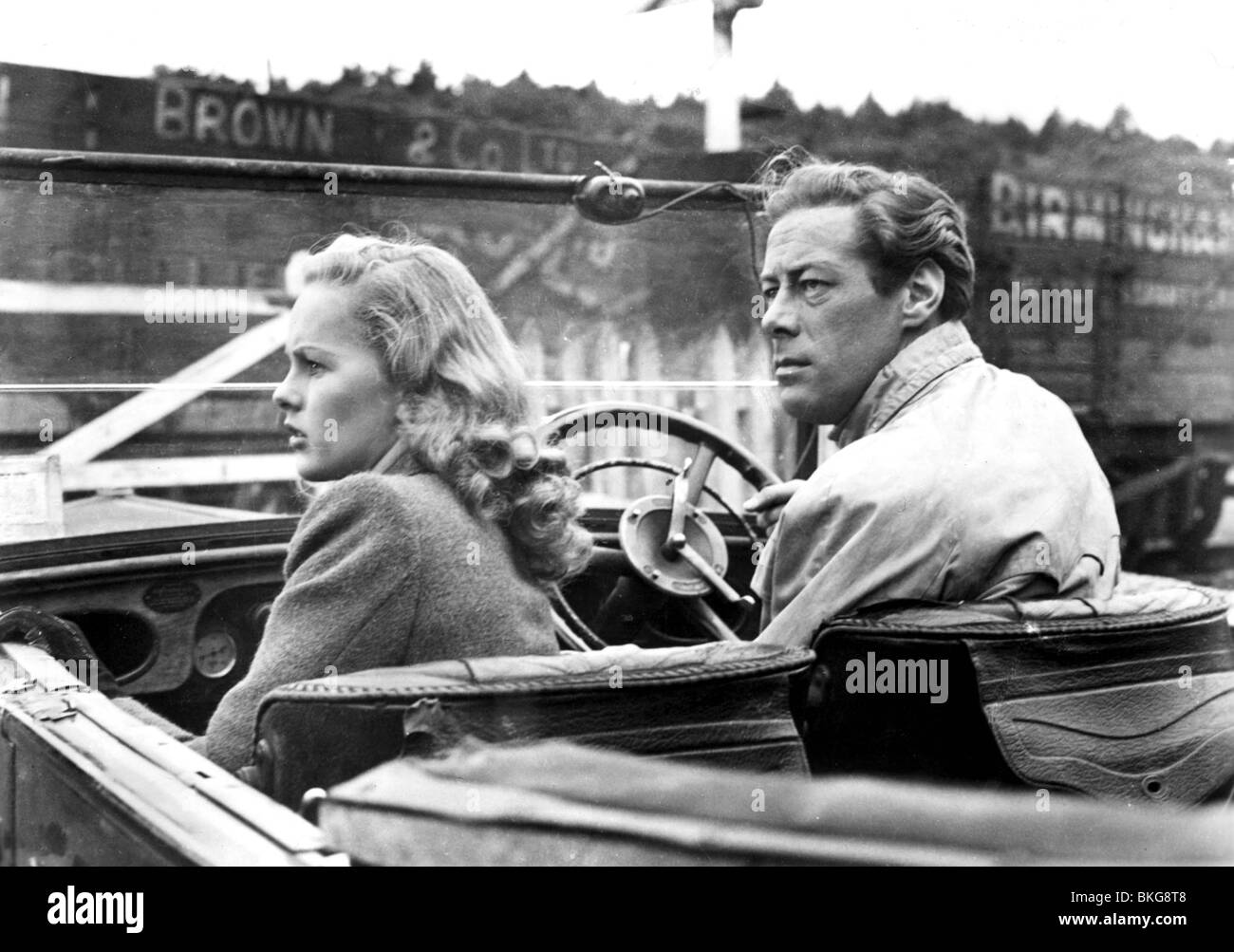 ESCAPE (1948) PEGGY CUMMINS, REX HARRISON ESCP 002P Stock Photo - Alamy