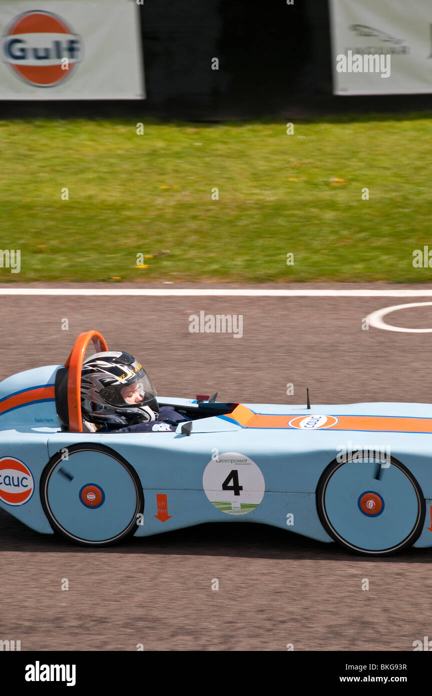 Electric Car Racing in the Greenpower Championship at Goodwood Sussex ...