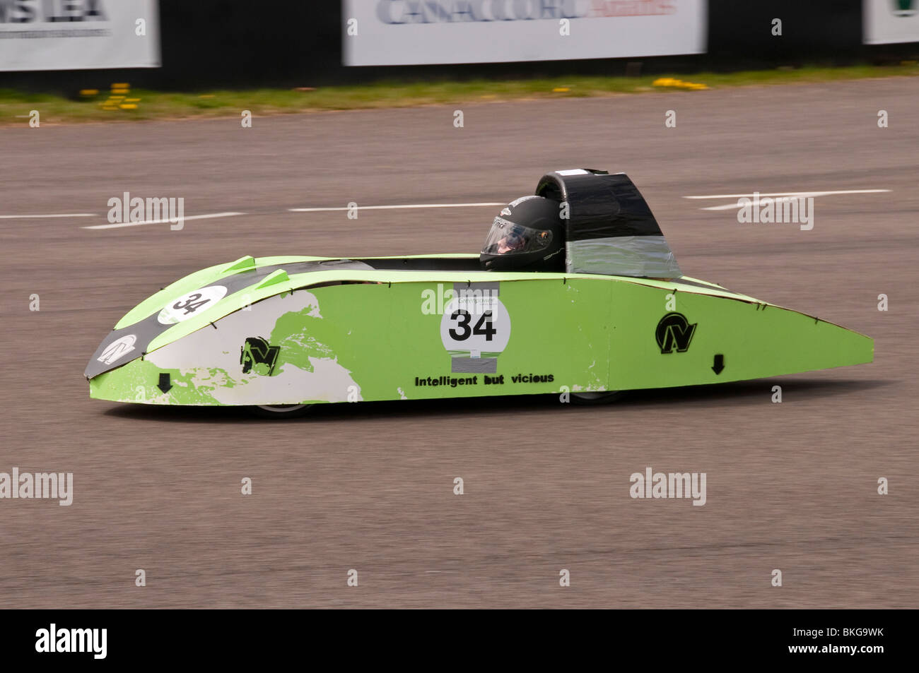 Electric Car Racing in the Greenpower Championship at Goodwood Sussex ...