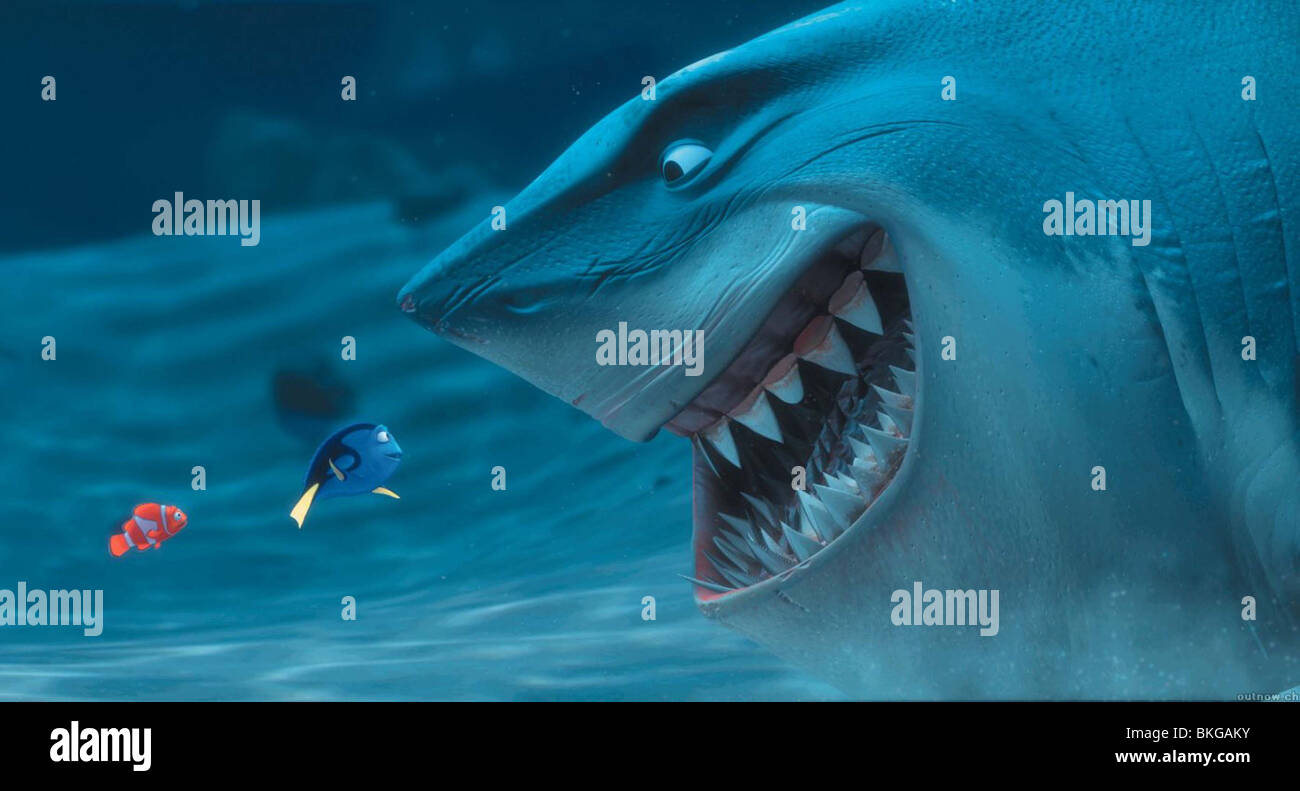 FINDING NEMO (2003) ANIMATION CREDIT DISNEY FINN 001-28 Stock Photo - Alamy