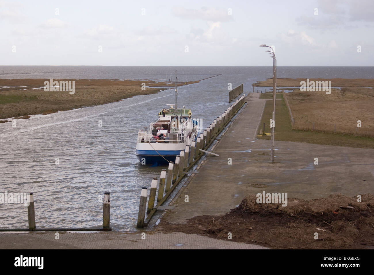 The smallest tidal port of Groningen is noordpolderzijl Stock Photo - Alamy