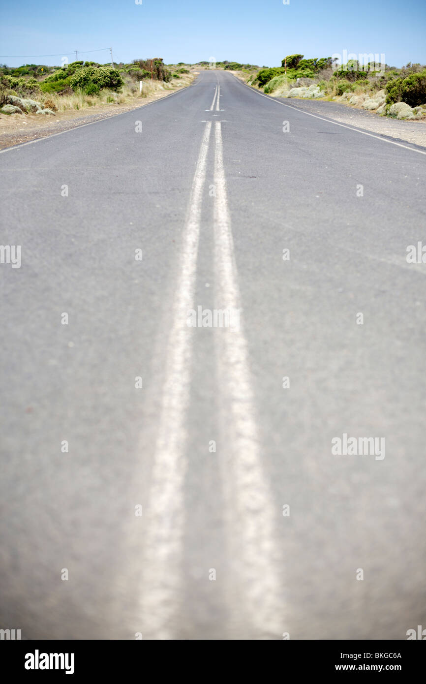 A road stretching into the distance Stock Photo - Alamy