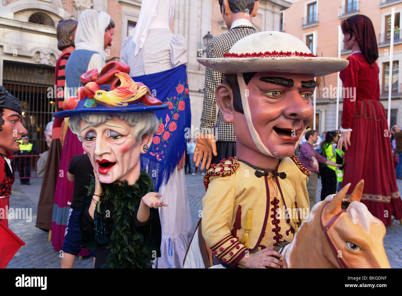Procession, Fiestas de San Isidro Labrador, Madrid, Spain Stock Photo ...
