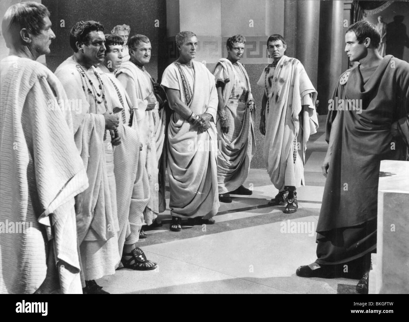 JULIUS CAESAR (1953) JOHN GIELGUD, JAMES MASON, MARLON BRANDO JUC 015P ...