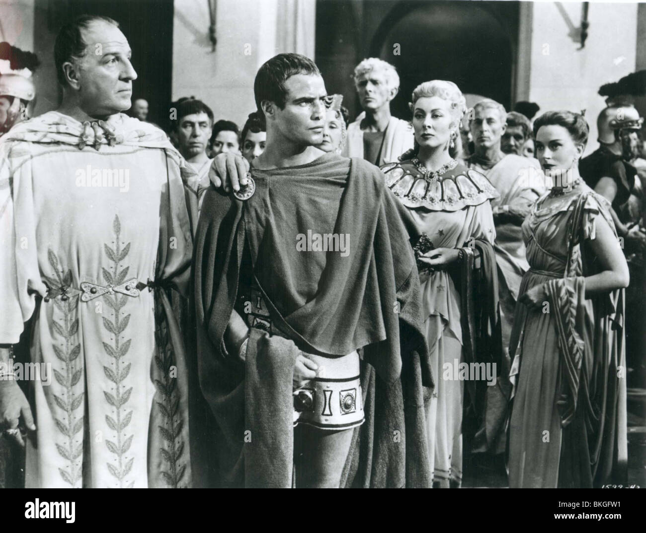 JULIUS CAESAR (1953) LOUIS CALHERN, MARLON BRANDO, GREER GARSON JUC ...