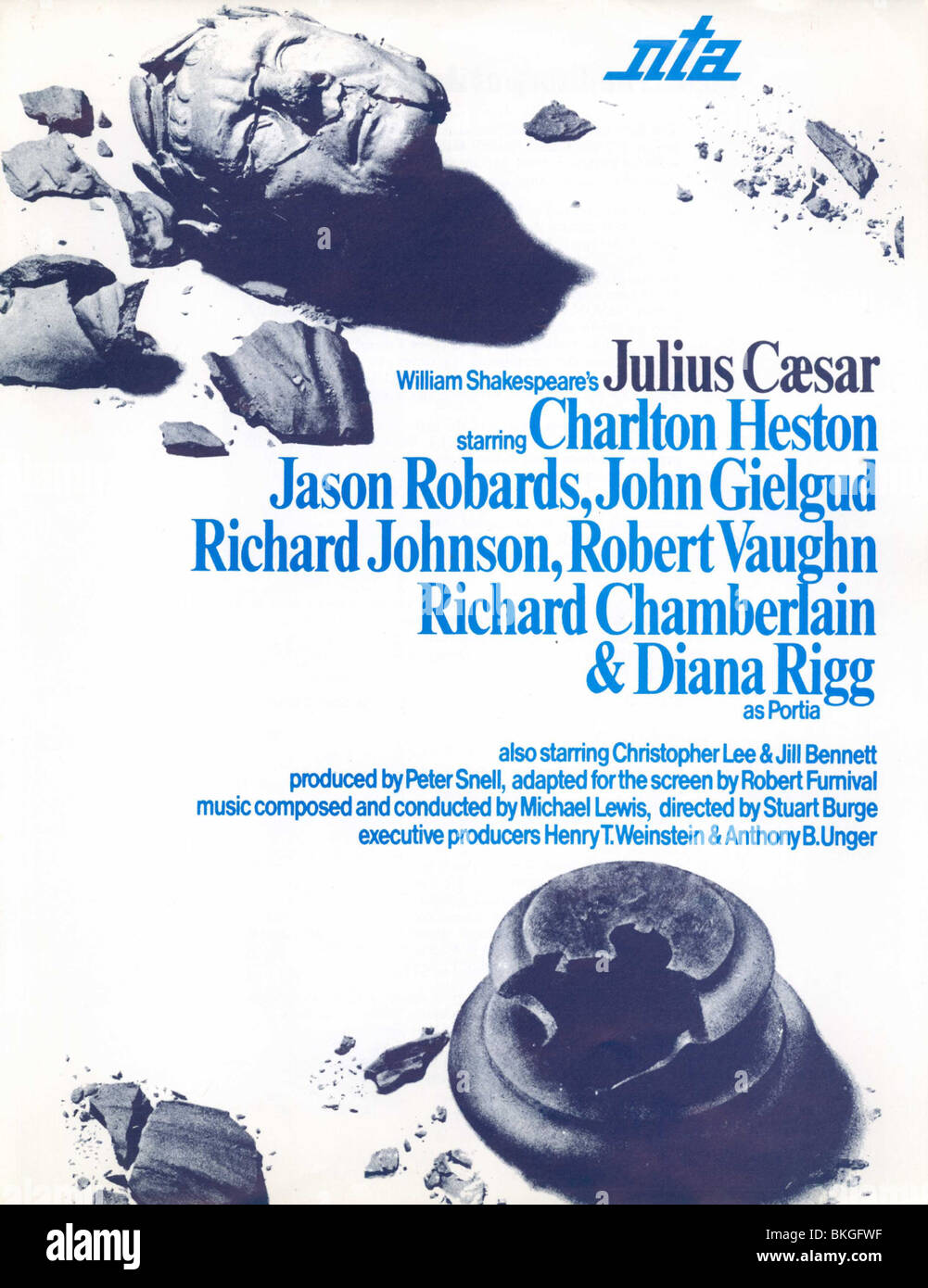 JULIUS CAESAR -1969 POSTER Stock Photo - Alamy