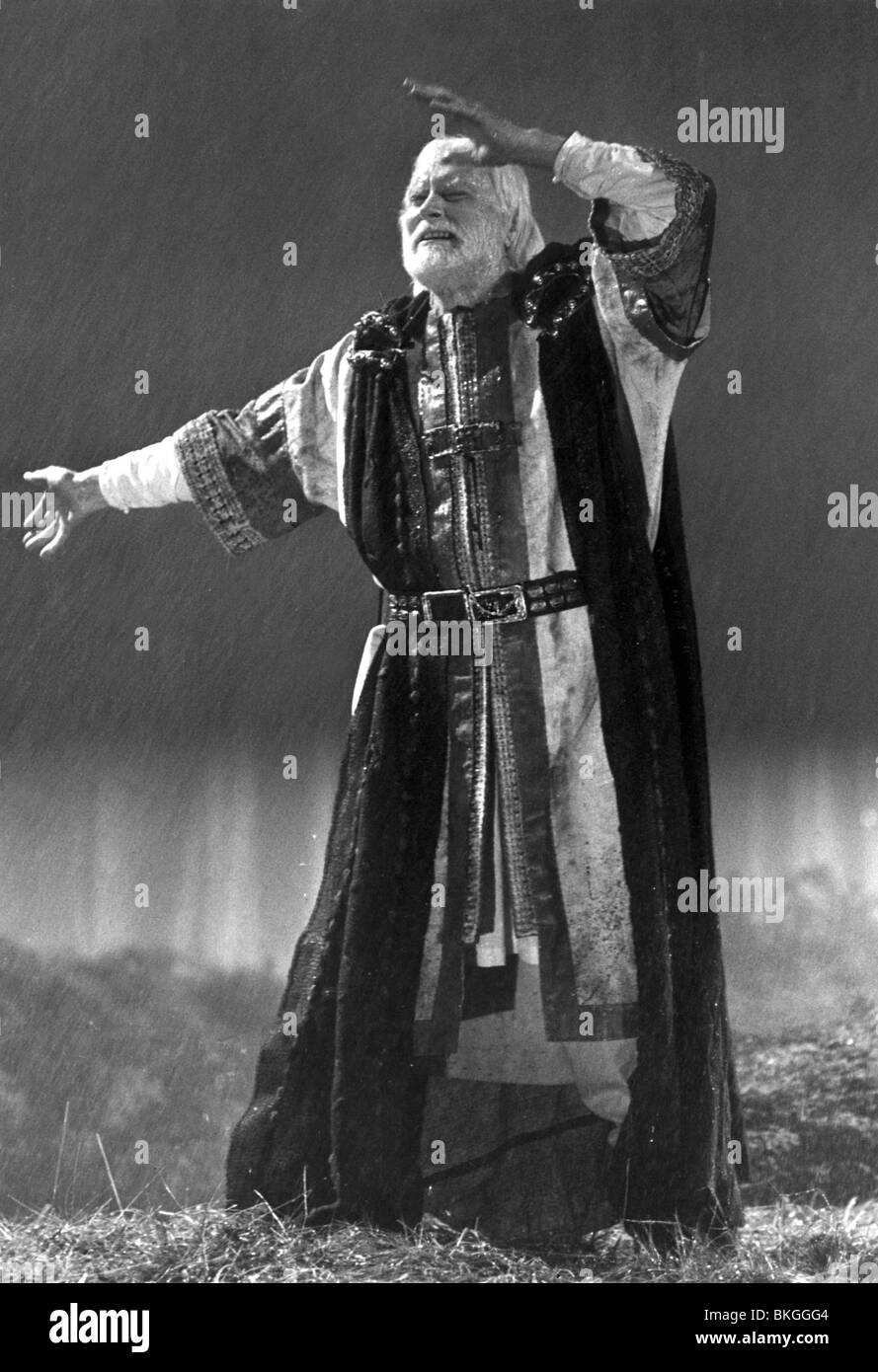 KING LEAR (TV-1983) LAURENCE OLIVIER KGLR 002P Stock Photo - Alamy