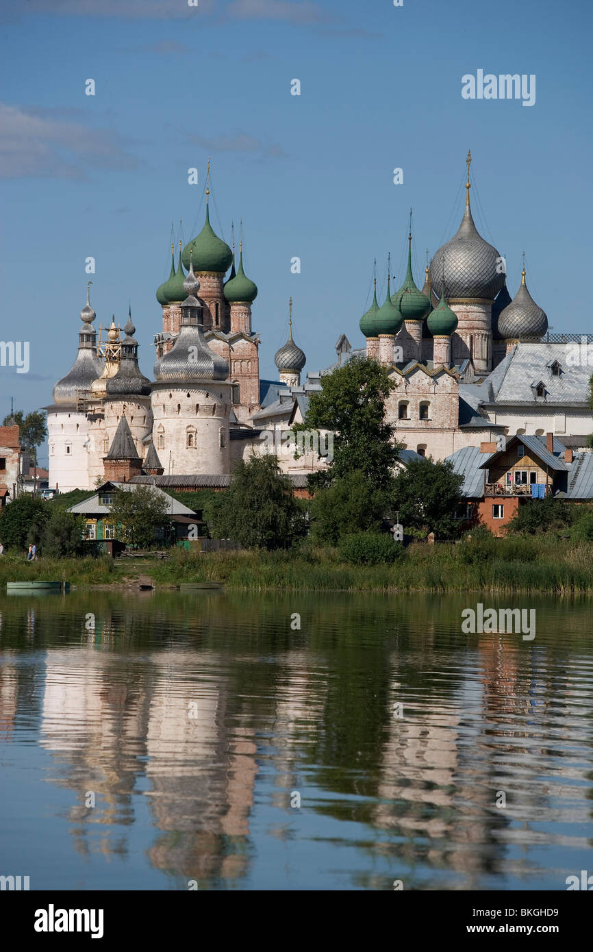 Russia,Golden Ring,Rostov the Great,Kremlin,lake Nero,orthodox churches ...
