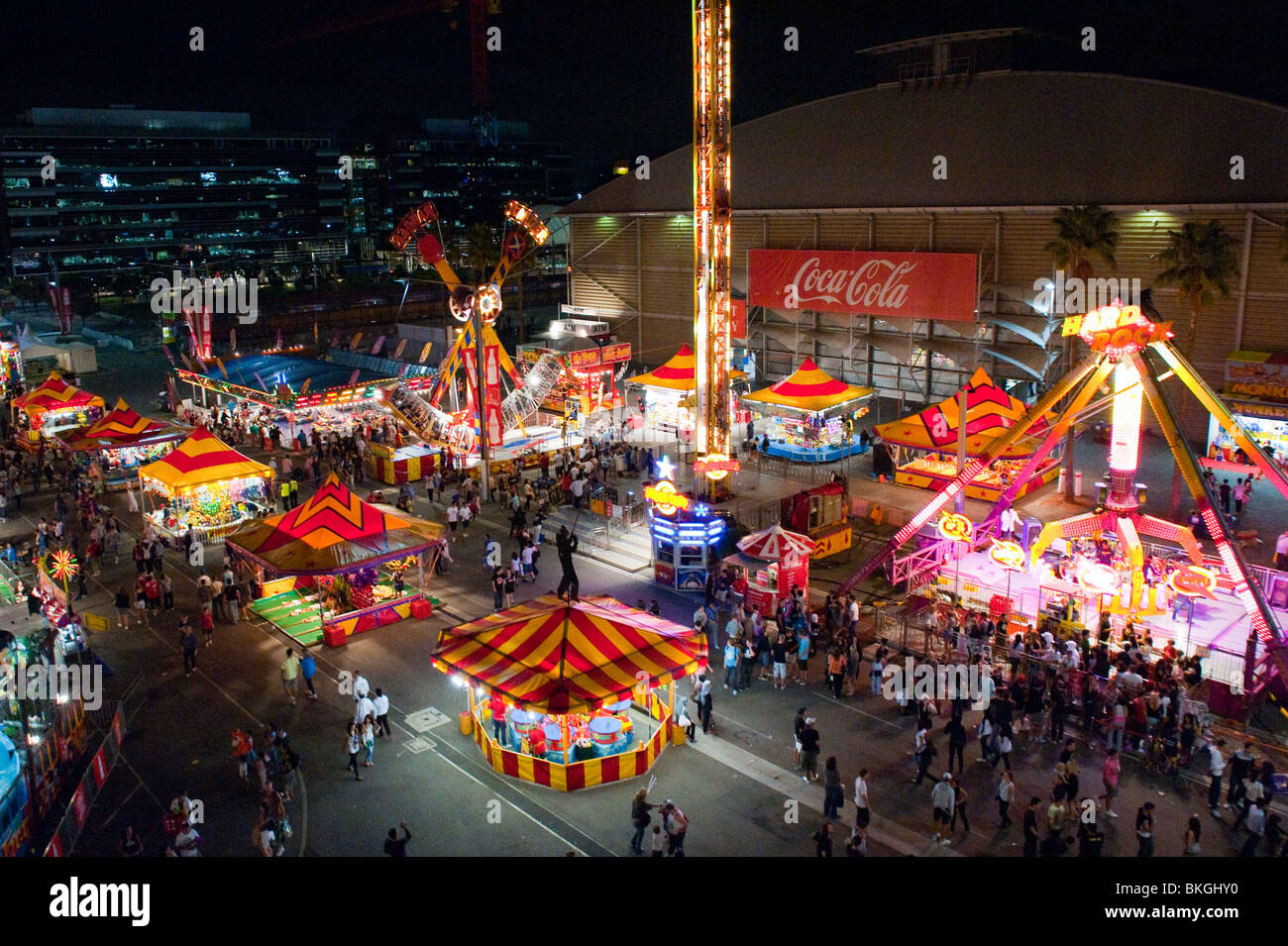 Amusement park night hi-res stock photography and images - Alamy