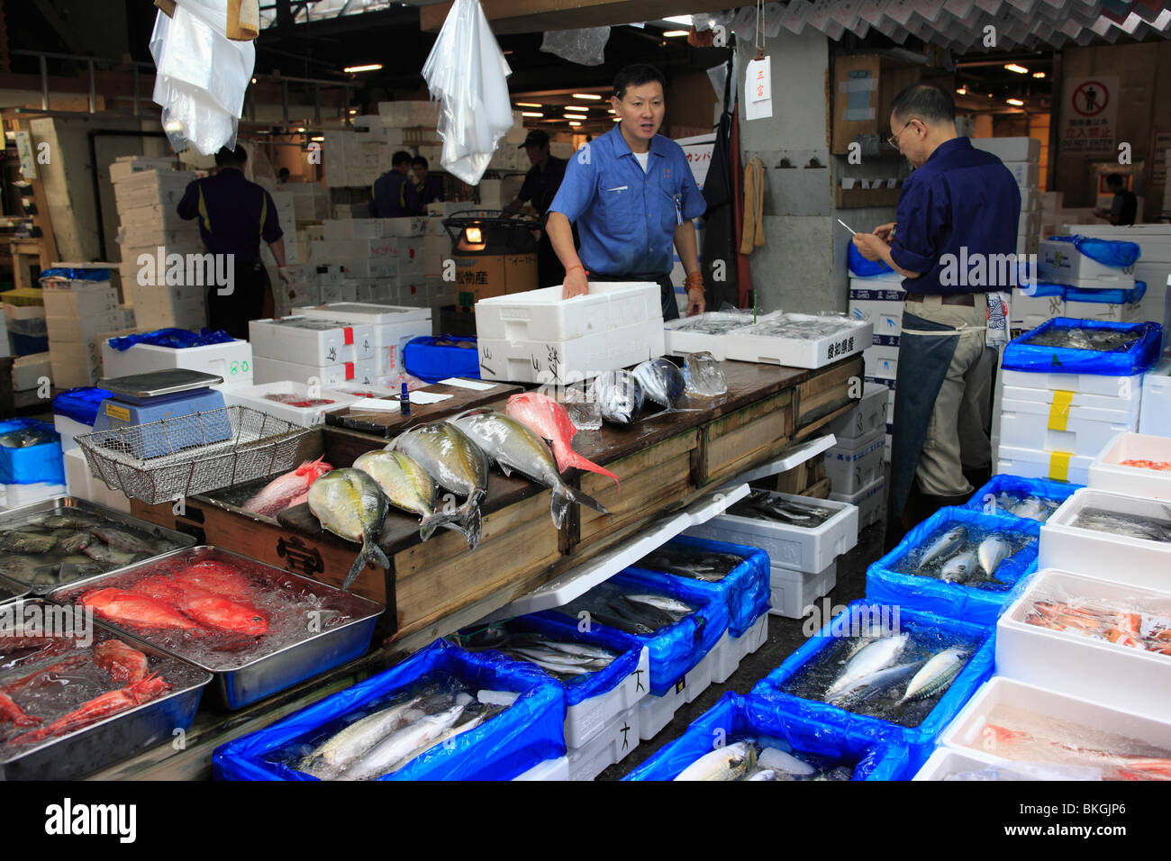 Tsukiji fish market, Tokyo, Japan, Asia Stock Photo - Alamy