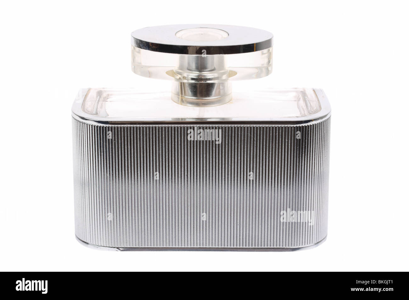 Rectangular dark female perfume flacon on white Stock Photo - Alamy