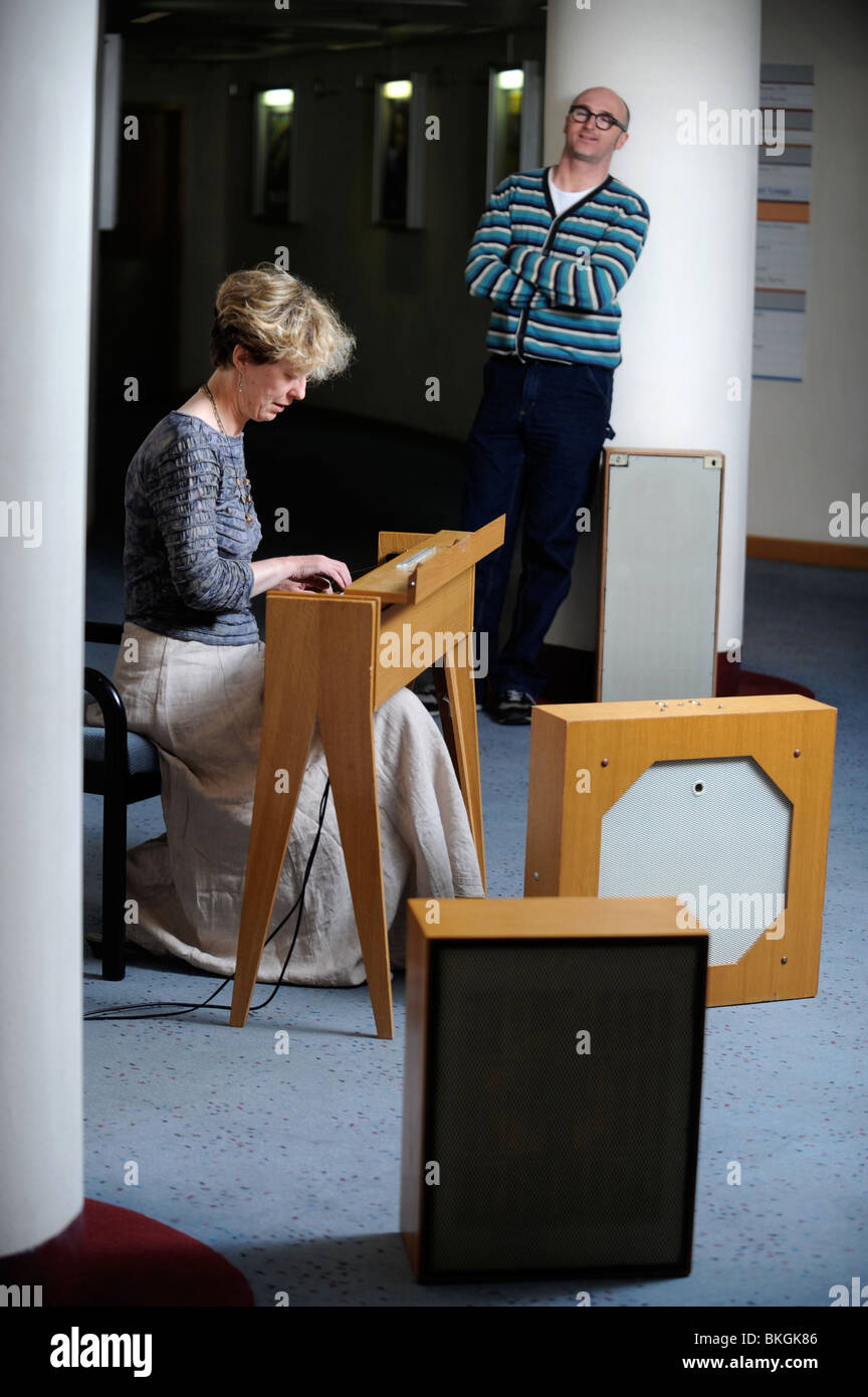 Cynthia Miller an expert at playing the Ondes Martenot pictured at the ...