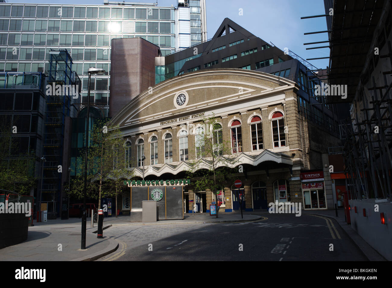 Fenchurch Street Station, a mainline train transport node in the City ...