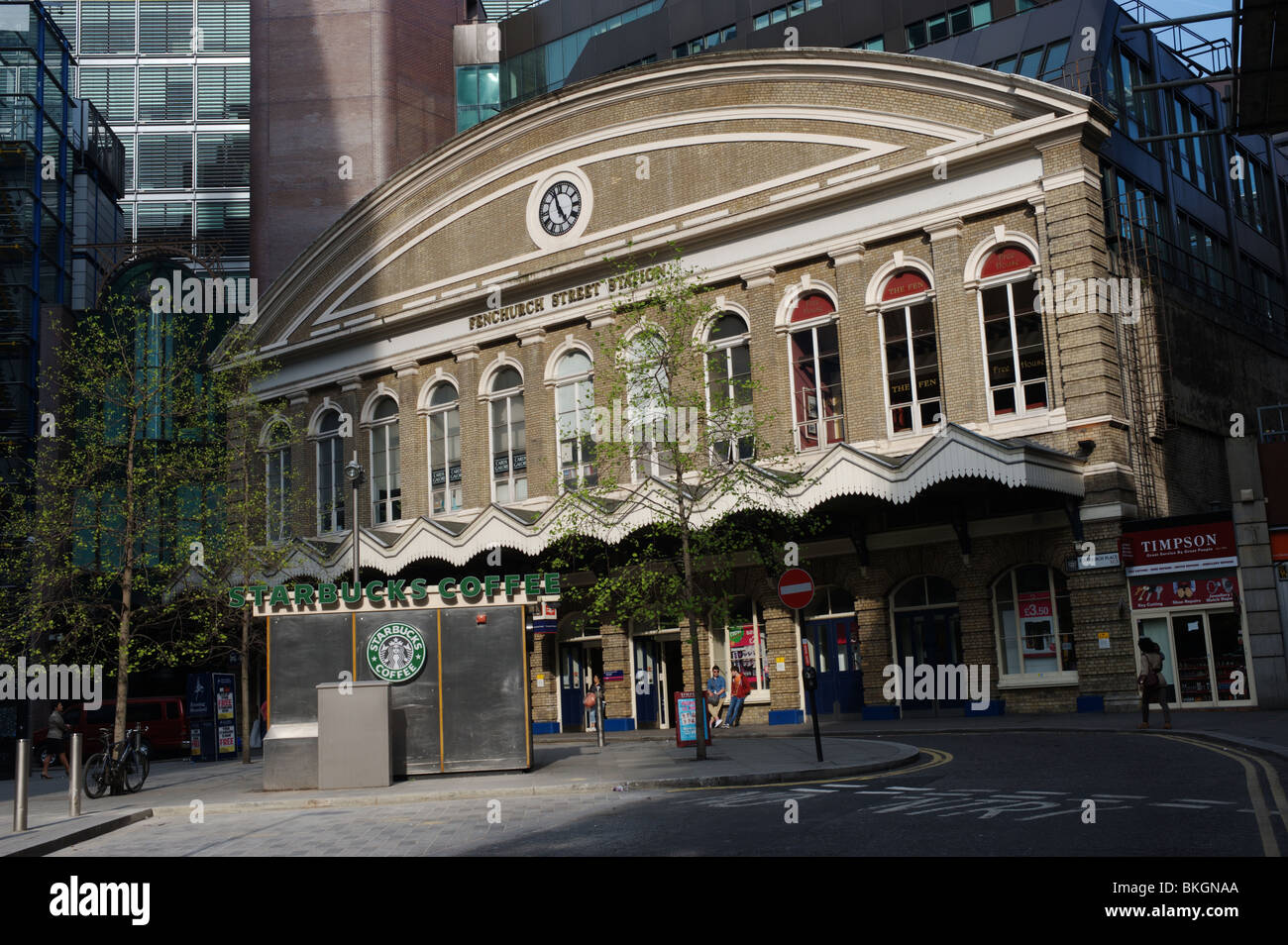 Fenchurch Street Station, a mainline train transport node in the City ...