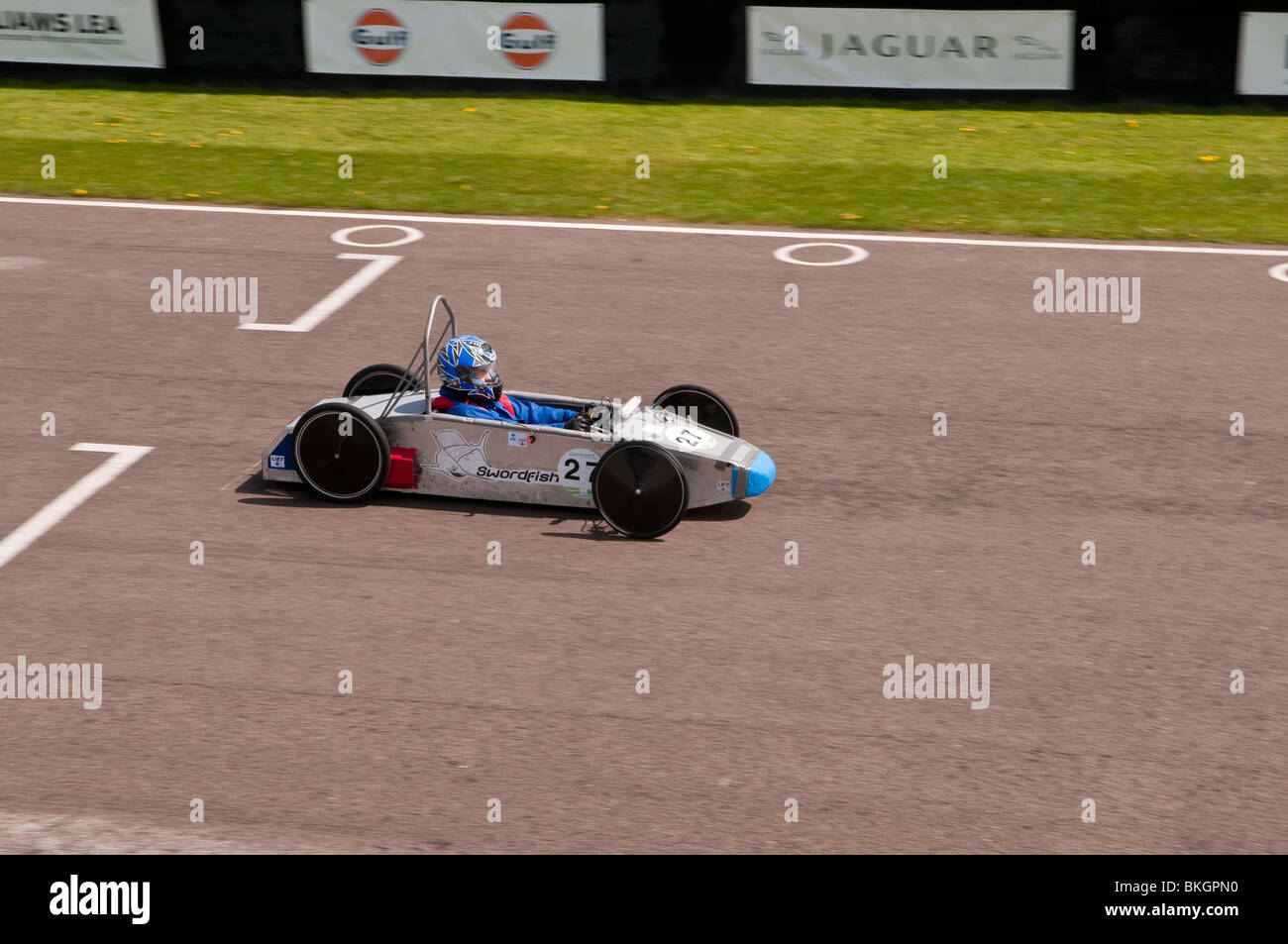 Electric Car Racing in the Greenpower Championship at Goodwood Sussex ...