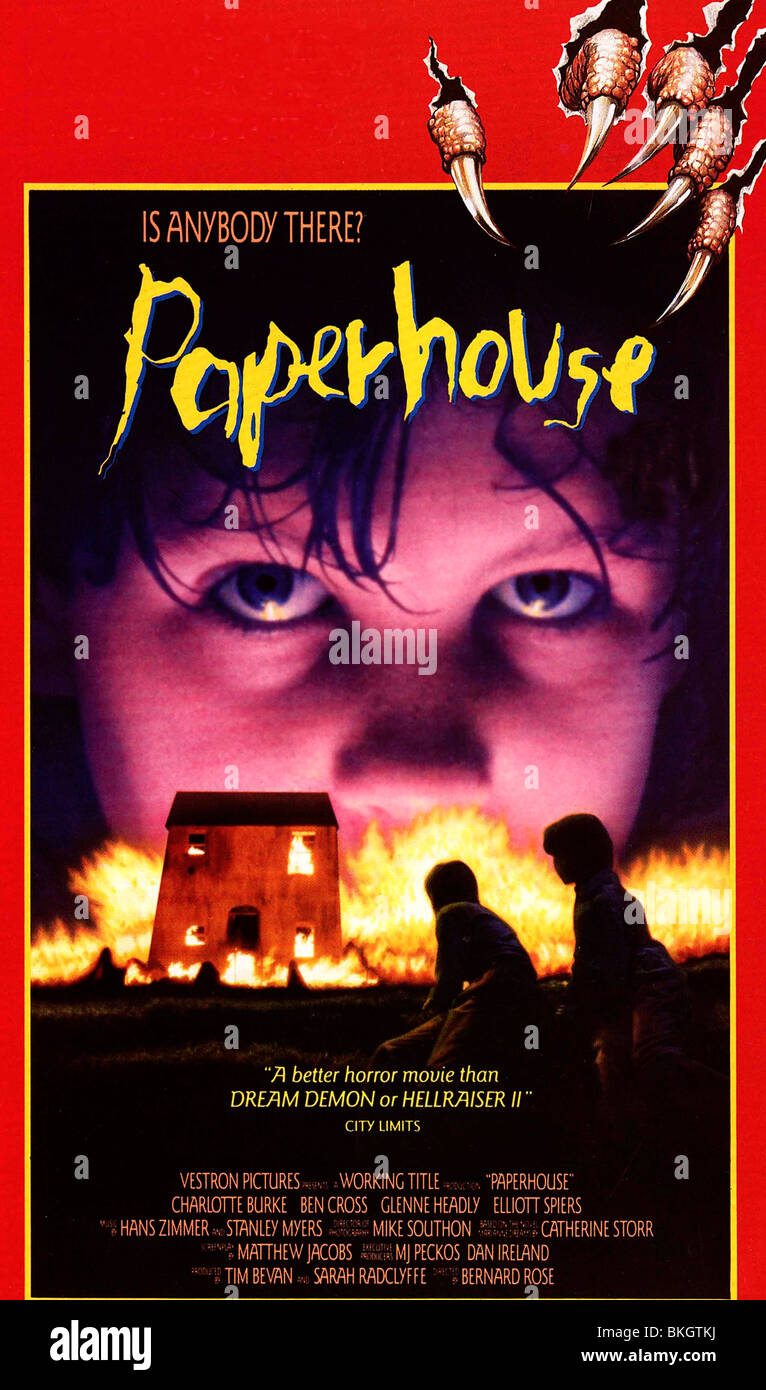 PAPERHOUSE -1988 POSTER Stock Photo - Alamy