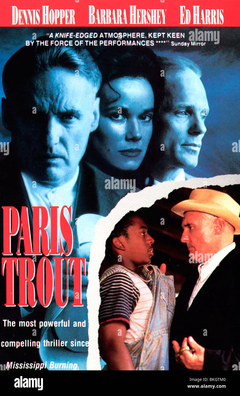 PARIS TROUT -1991 POSTER Stock Photo - Alamy