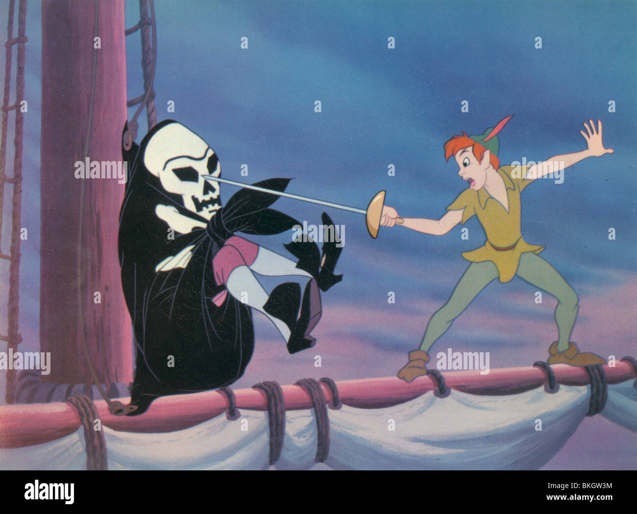 PETER PAN (1953) ANIMATION CREDIT DISNEY PTP 028FOH Stock Photo - Alamy