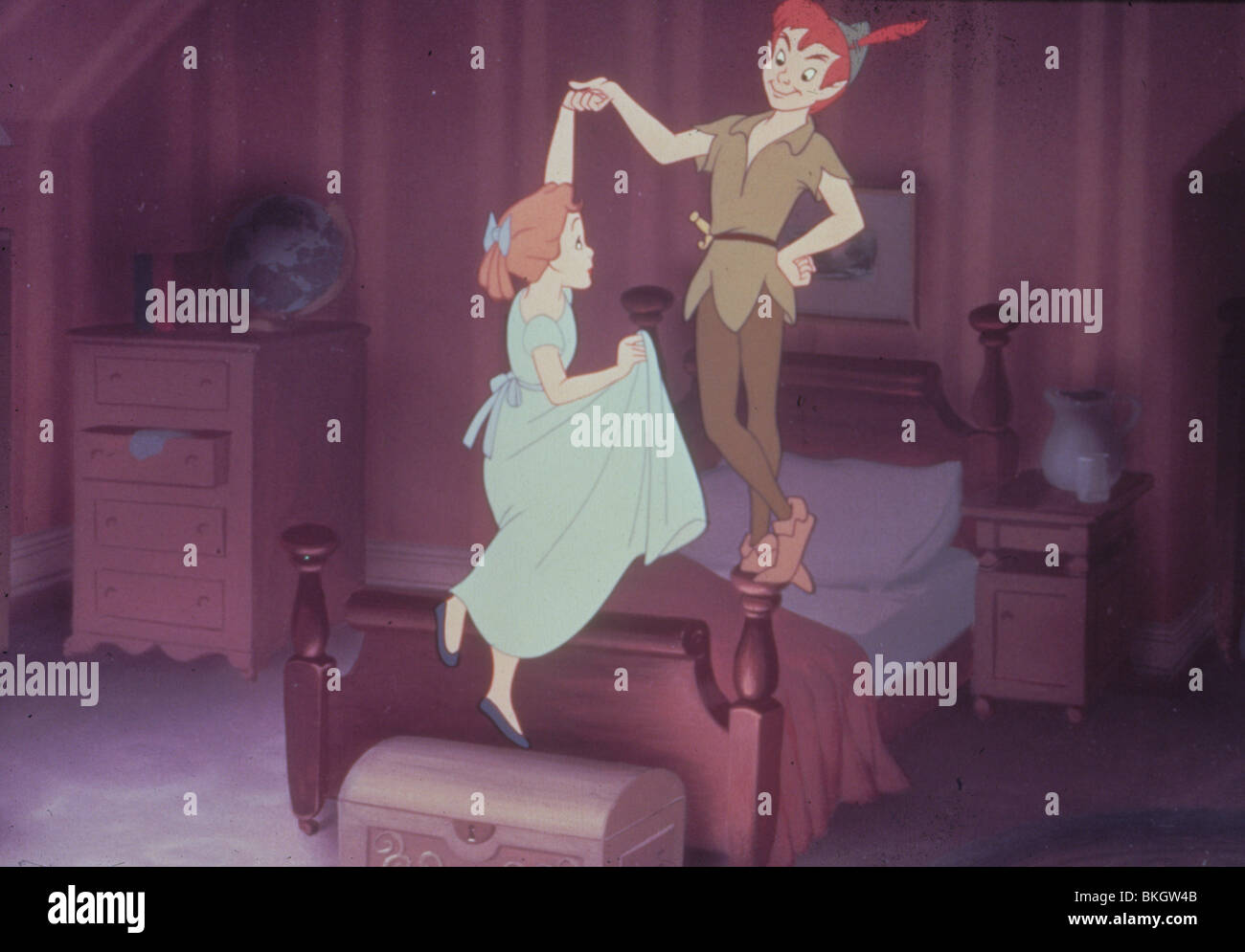 PETER PAN (1953) ANIMATION CREDIT DISNEY PTP 052 Stock Photo - Alamy
