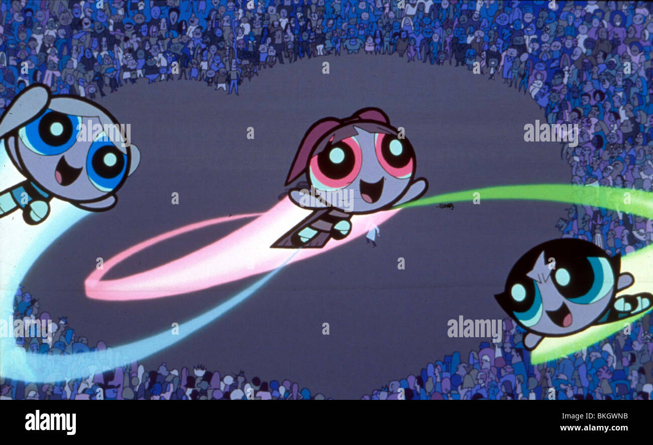 THE POWERPUFF GIRLS: THE MOVIE (2002) ANIMATED PWPG 002 Stock Photo - Alamy
