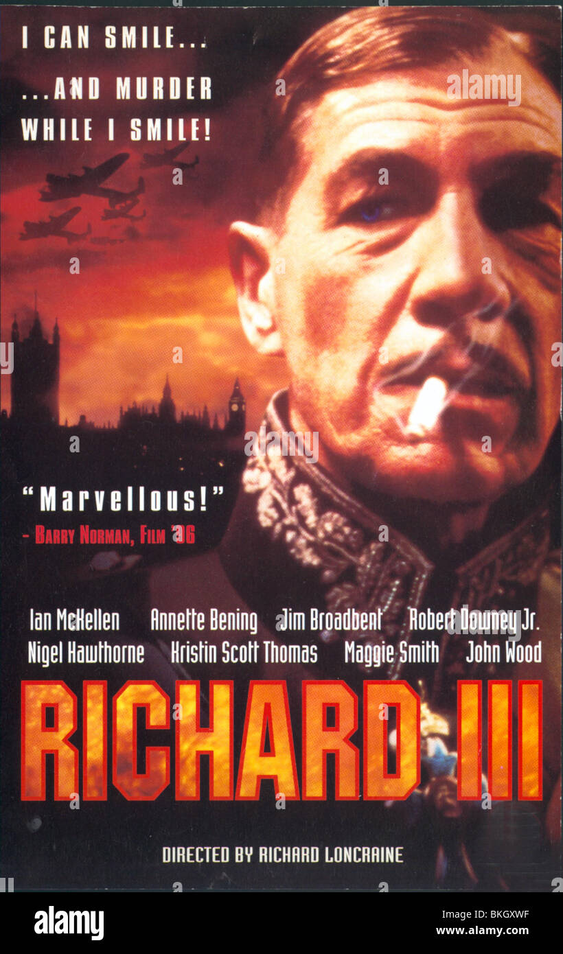 RICHARD III -1995 POSTER Stock Photo - Alamy