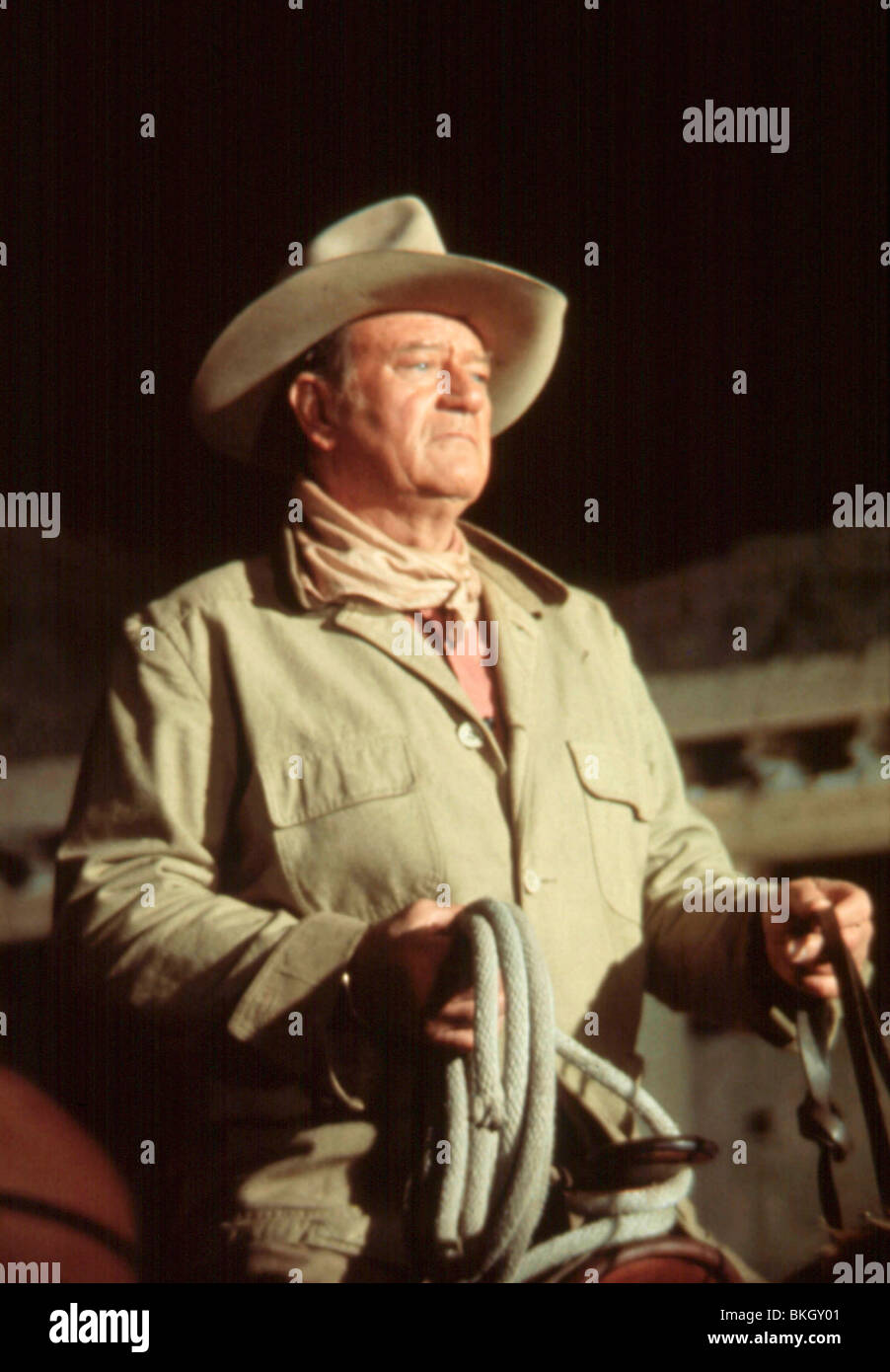 RIO LOBO -1970 JOHN WAYNE Stock Photo - Alamy