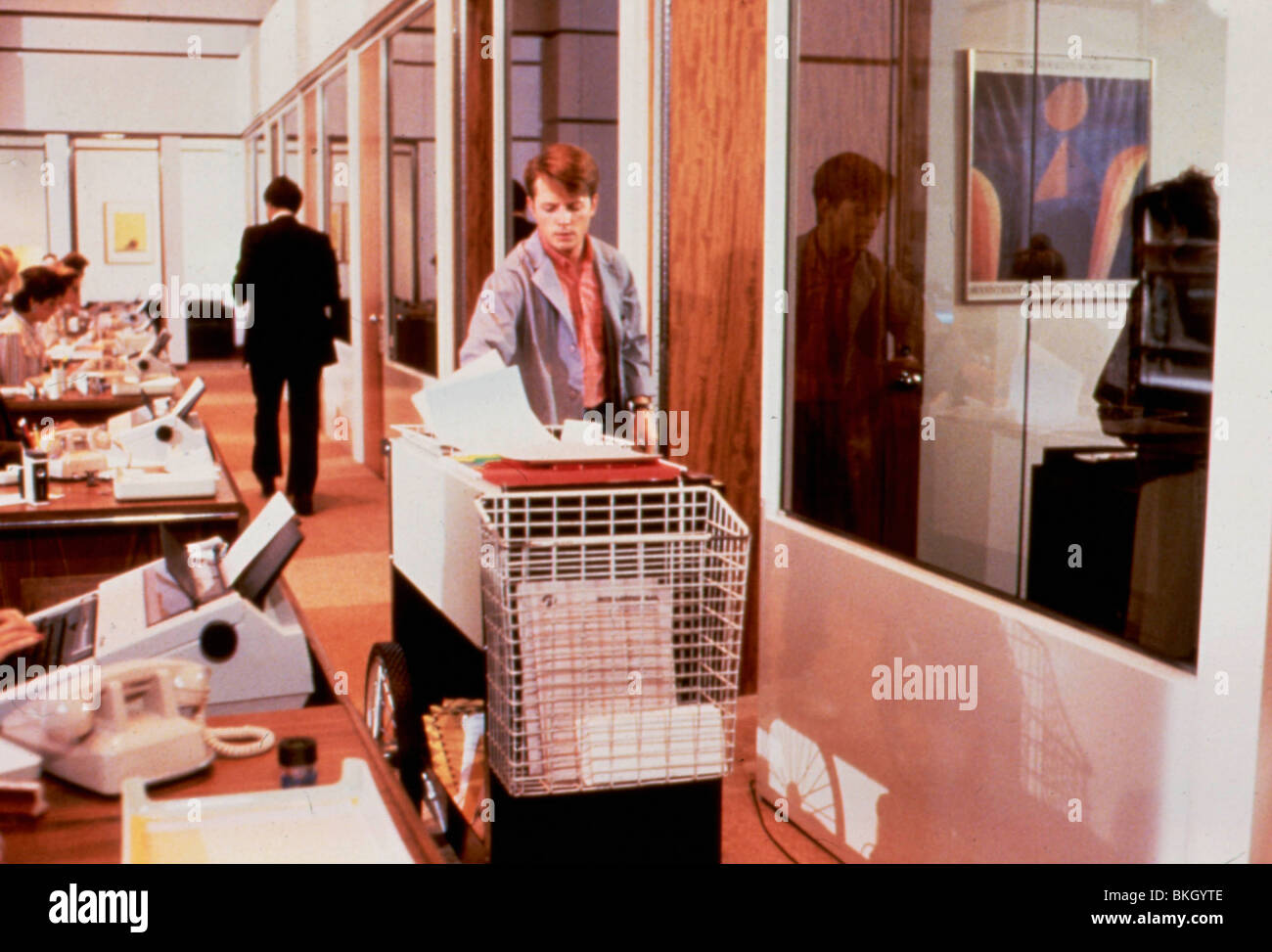 THE SECRET OF MY SUCCESS (1987) MICHAEL J FOX SSMS 010 Stock Photo - Alamy