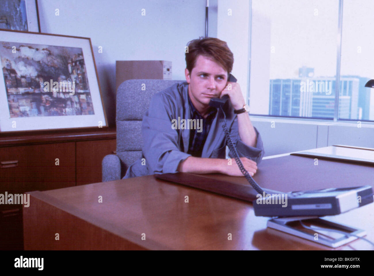 THE SECRET OF MY SUCCESS (1987) MICHAEL J FOX SSMS 039 Stock Photo - Alamy