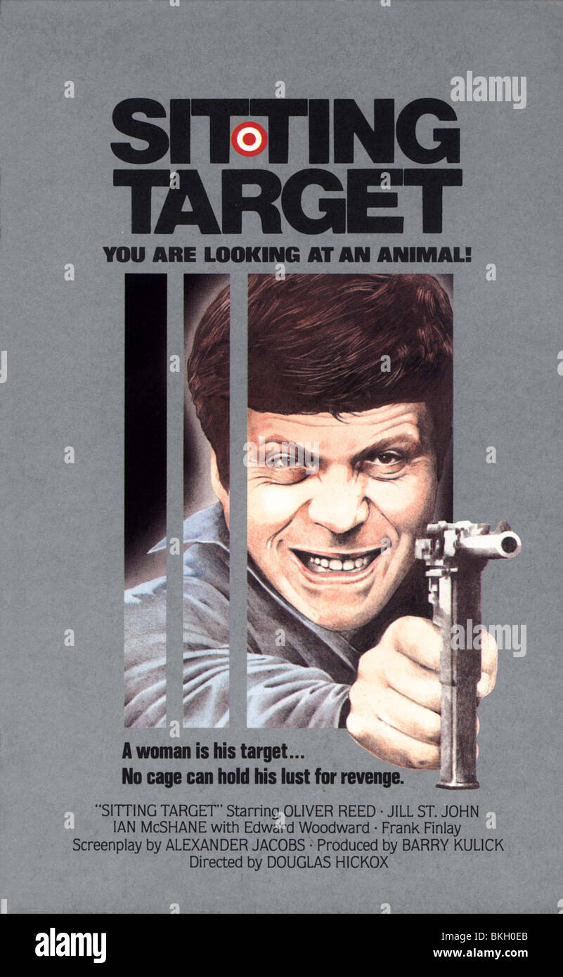 SITTING TARGET -1971 POSTER Stock Photo - Alamy
