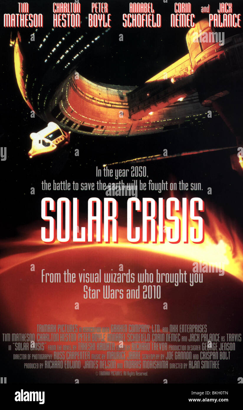 SOLAR CRISIS -1990 POSTER Stock Photo - Alamy