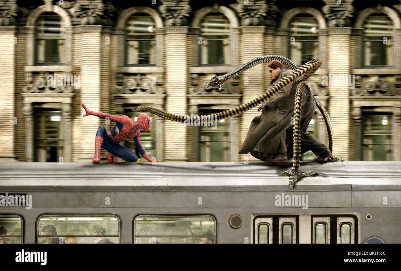 Spiderman 2 tobey maguire 2004 hi-res stock photography and images - Alamy