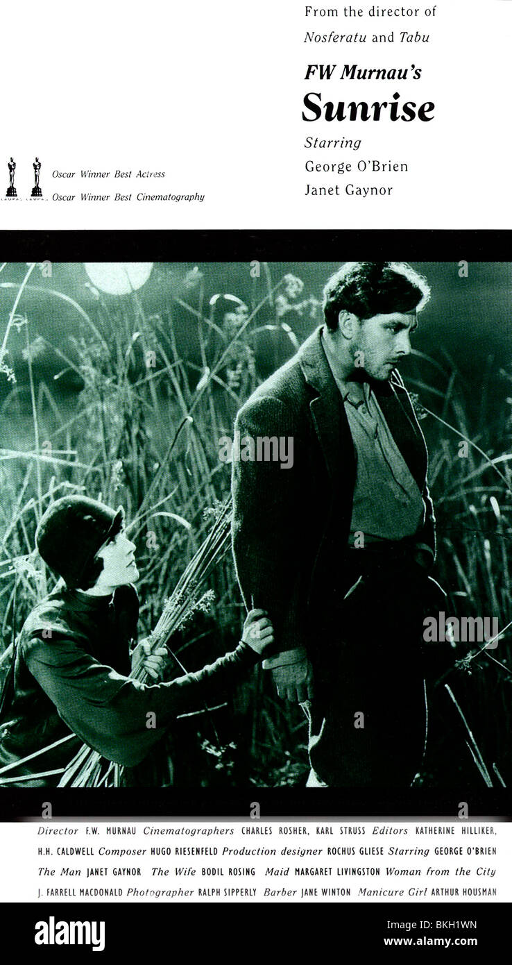 SUNRISE (1927) SUNRISE: A SONG OF TWO HUMANS (ALT) POSTER SUNR 001 VS ...