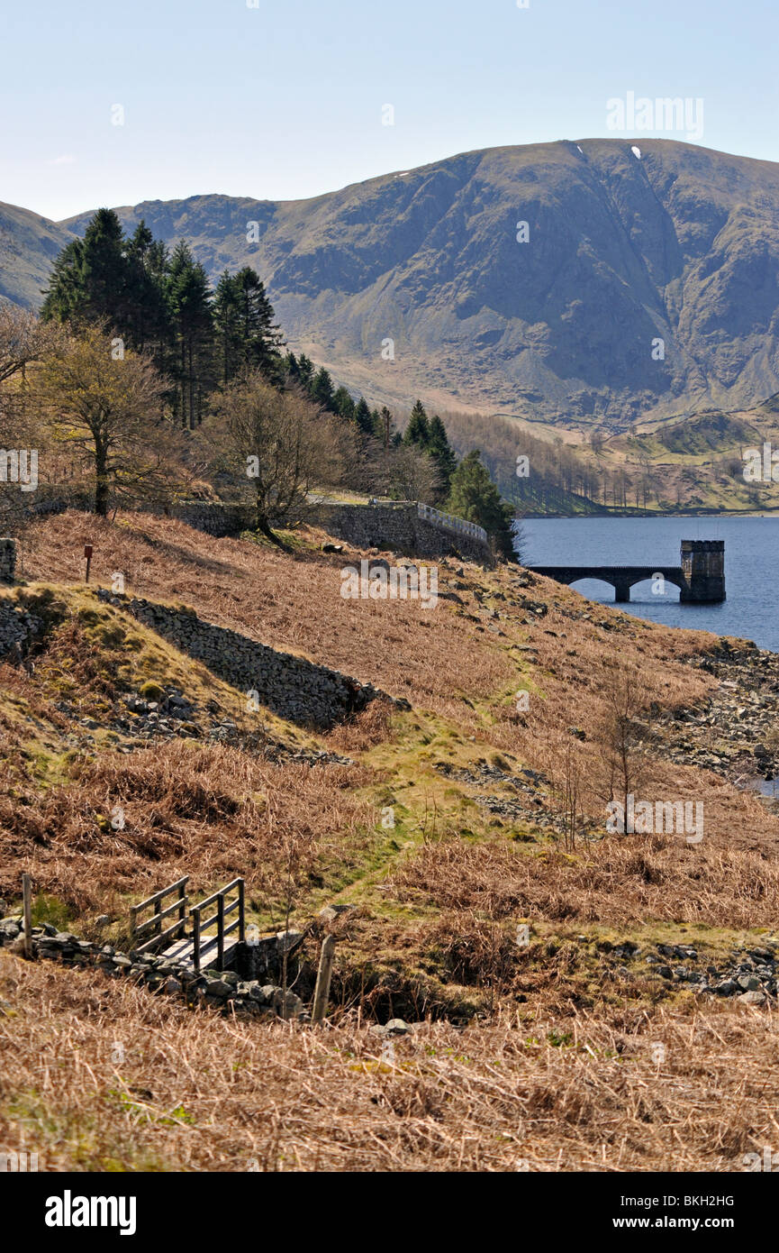 The Draw-off Tower, Haweswater Reservoir. Mardale, Lake District ...