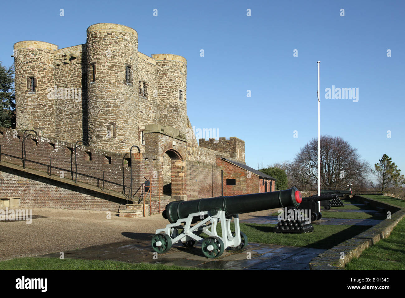 Ypres tower built in 1249 used to be the town prison in Rye but is now ...