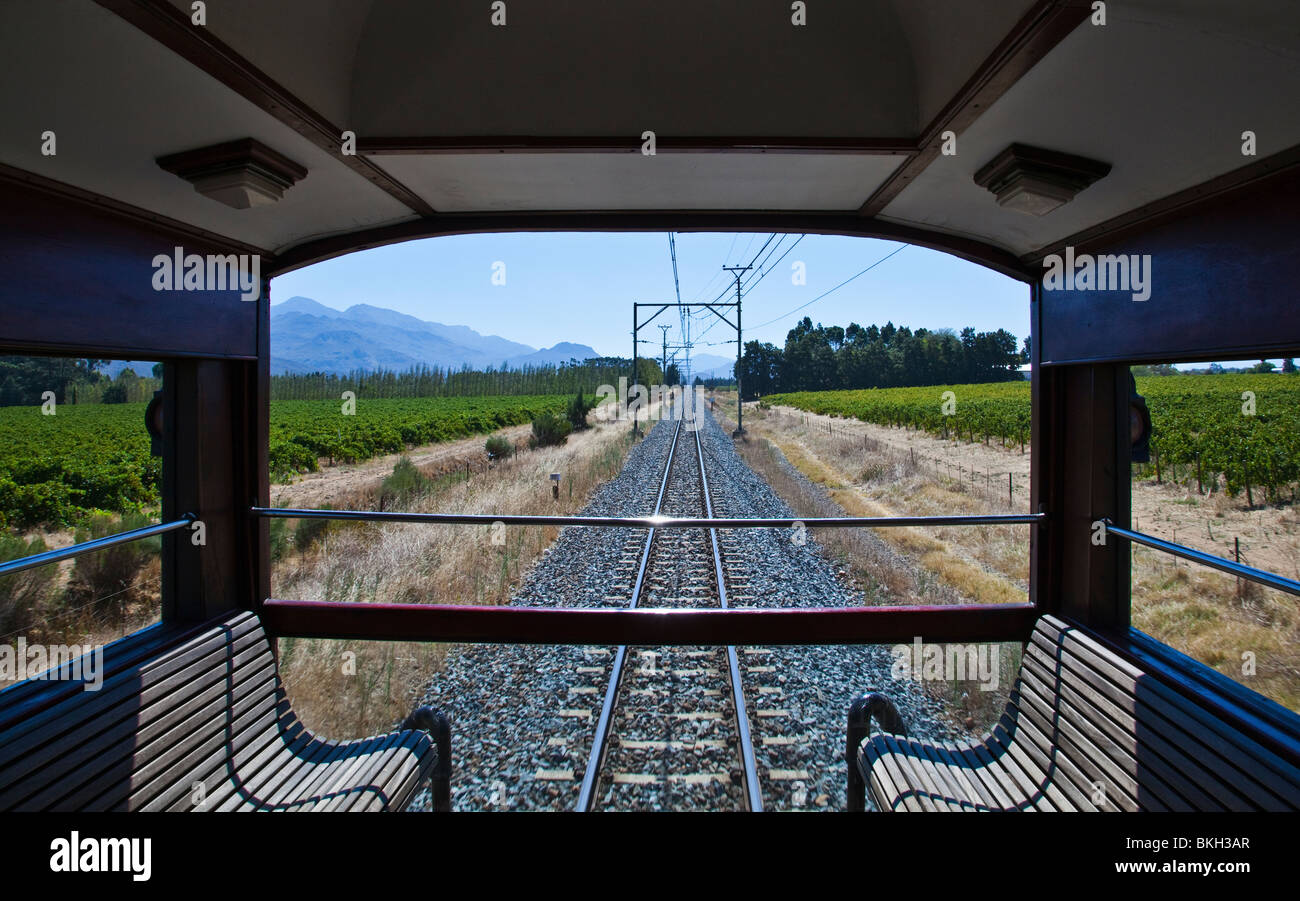 South Africa, the Rovos Rail luxury train travelling between Cape Town ...