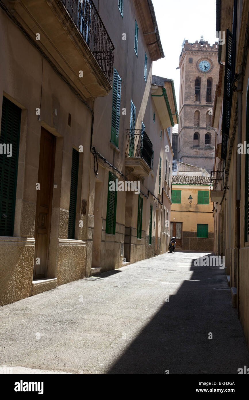 The old town of Pollenca Mallorca Majorca Spain Stock Photo - Alamy