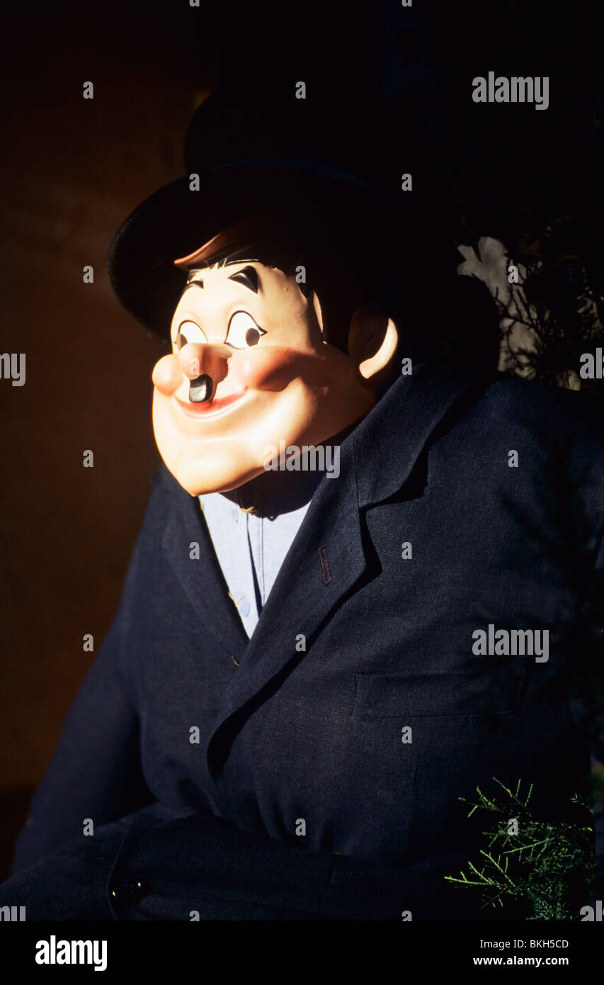 DUMMY WITH MASK PORTRAIT AT CARNIVAL TIME BLACK FOREST BADEN ...