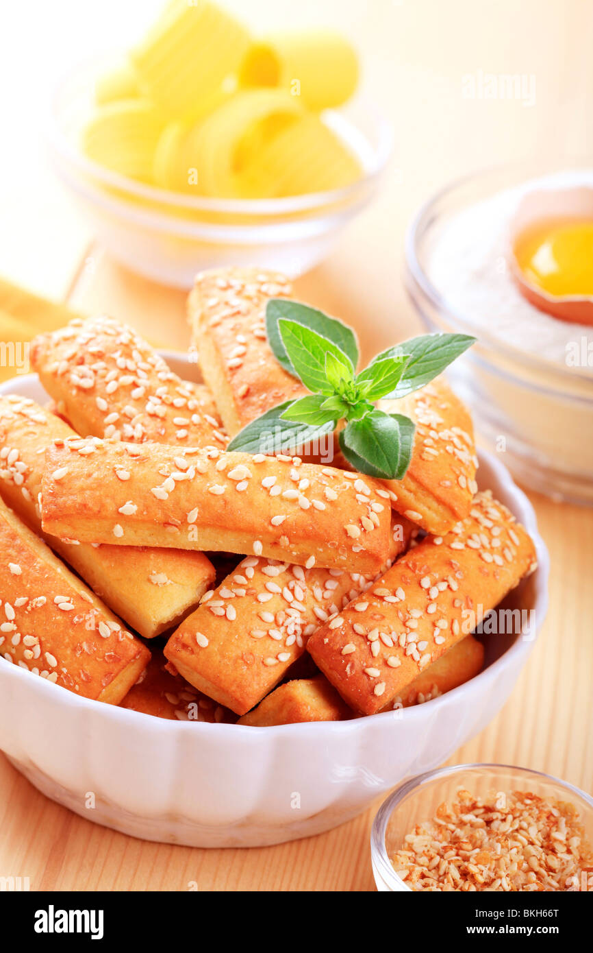 Sesame curls hi-res stock photography and images - Alamy