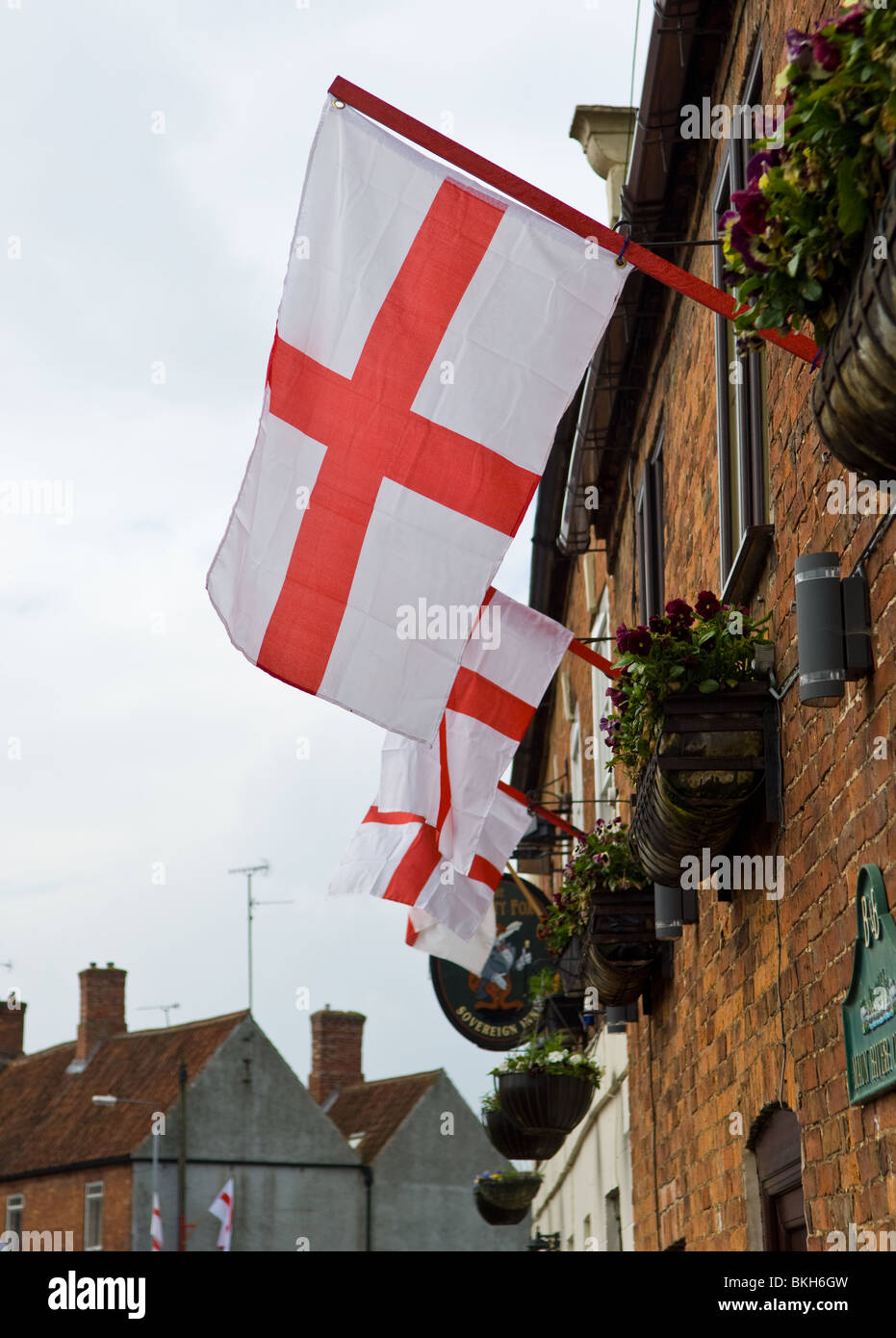 Flag of st george hi-res stock photography and images - Alamy